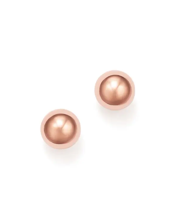 Bloomingdale'S 14k Gold Ball Stud Earrings - Rose