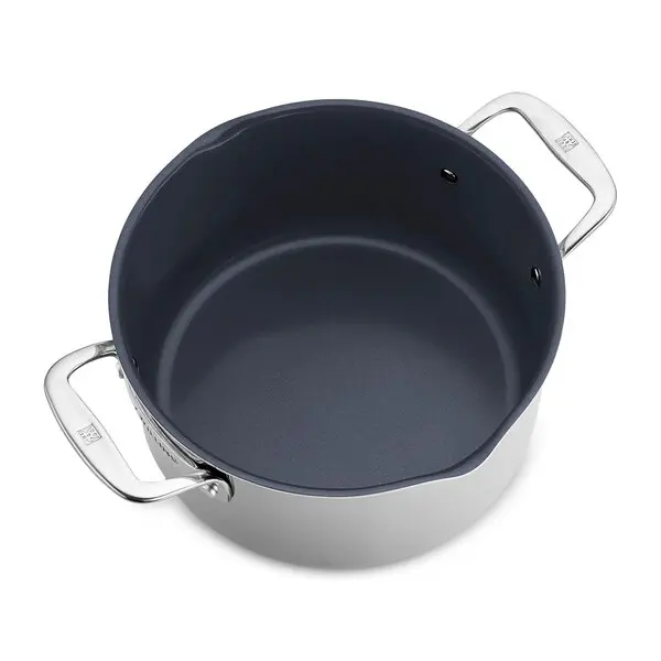 ZWILLING Clad Cfx 6-qt Stainless Steel Ceramic Nonstick Dutch Oven