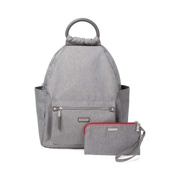 BAGGALLINI Classic All Day Backpack With Rfid Phone Wristlet - Sterling Shimmer