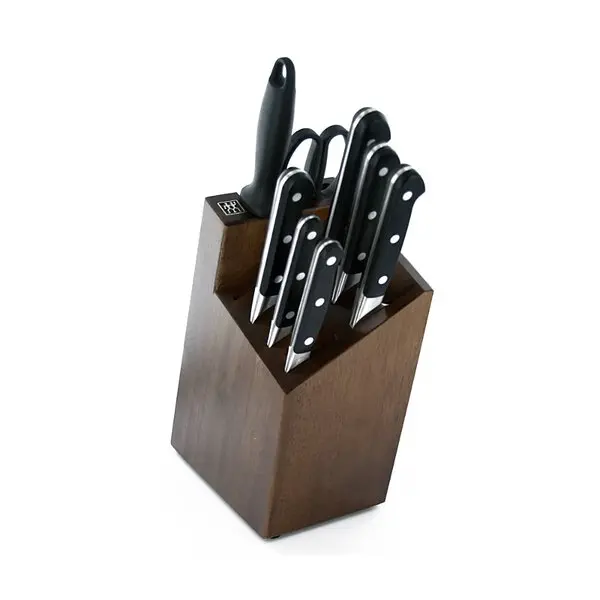 ZWILLING Pro 9-piece Knife Block Set - Silver