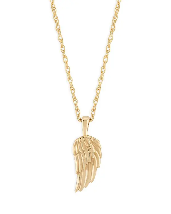 Bloomingdale'S Wing Pendant Necklace - Gold