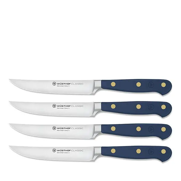 WUSTHOF Usa Classic Steak Knives, Set Of 4 - Wild Blueberry