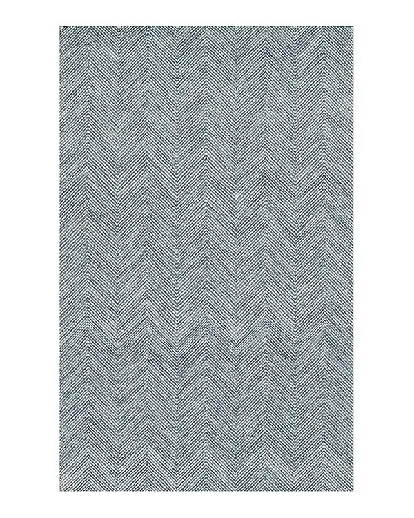 MOMENI Charles Chr-1 Area Rug, 3'6 X 5'6 - Denim