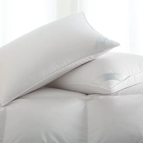 SCANDIA HOME Salzburg Medium Down Pillow, Standard - White