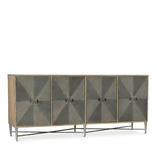 HOOKER FURNITURE Melange Zola Four-door Console - Gray