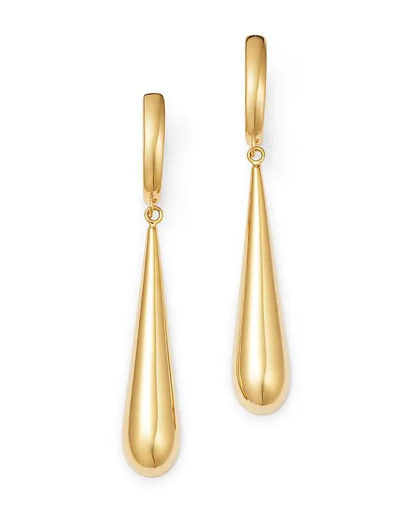 Bloomingdale'S 14k Yellow Teardrop Cuff Earrings - Gold