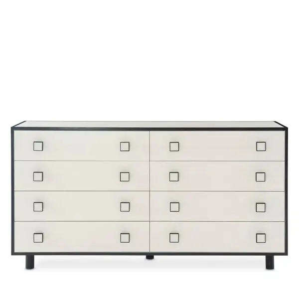 BERNHARDT Silhouette 8 Drawer Dresser With Square Hardware