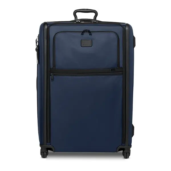 Tumi Alpha 3 Extended Trip Expandable 4-wheel Packing Suitcase - Navy