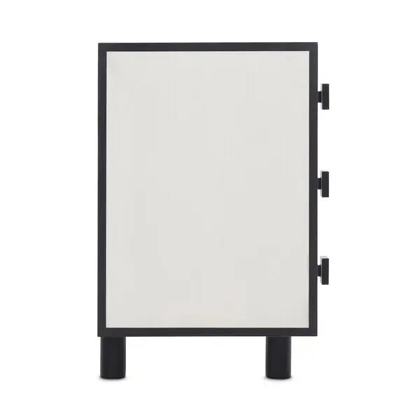 BERNHARDT Silhouette 3 Drawer Nightstand With Square Hardware