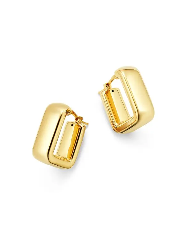 Bloomingdale'S Square Hoop Earrings In 14k Yellow - Gold