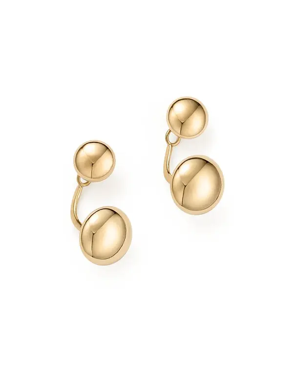 Bloomingdale'S 14k Yellow Ball Ear Jackets - Gold