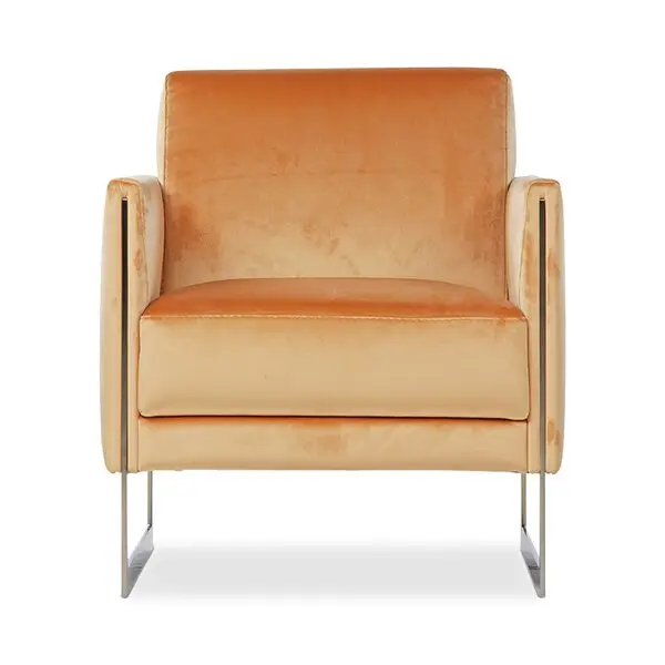 GIUSEPPE NICOLETTI Coco Velvet Chair - Dubai Ocre/brass