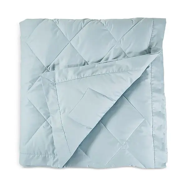 SCANDIA HOME The Diamond Quilted Everyday Down Blanket, Twin - Rain