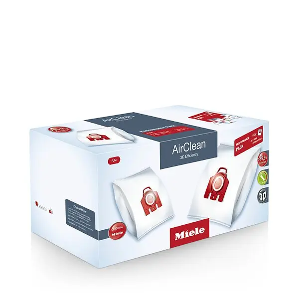 MIELE Airclean 3d Efficiency Fjm Dustbag Performance Pack + Hepa Airclean Filter - No Color