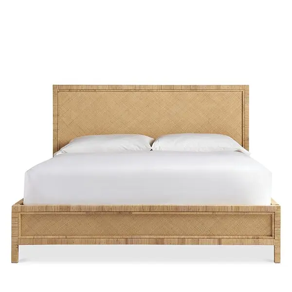 Bloomingdale'S Universal Long Key Queen Bed - Rattan/raffia