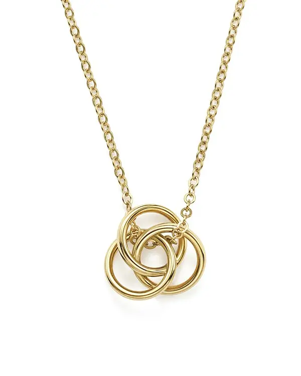 Bloomingdale'S 14k Yellow Love Knot Necklace - Gold