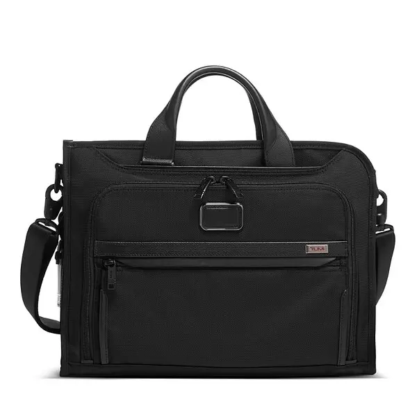 Tumi Alpha 3 Slim Deluxe Portfolio - Black