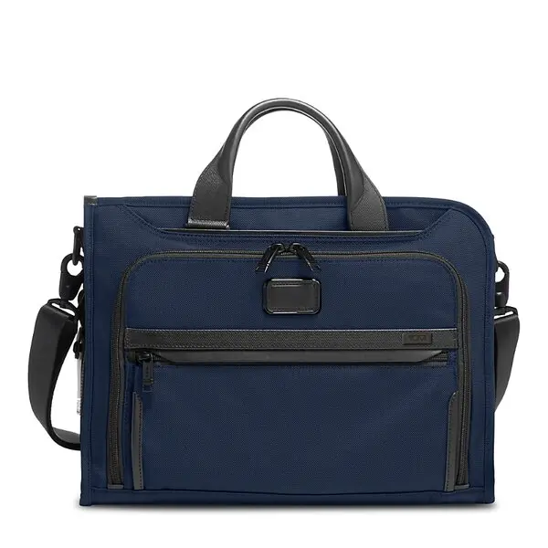 Tumi Alpha 3 Slim Deluxe Portfolio - Navy