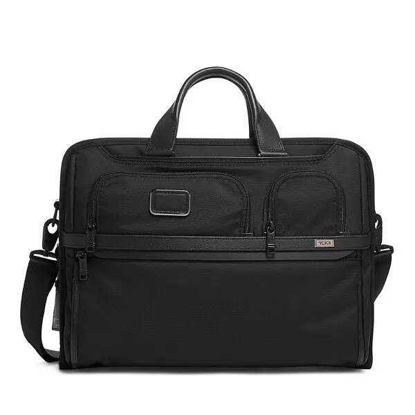 Tumi Alpha 3 Compact Large Laptop Brief - Black