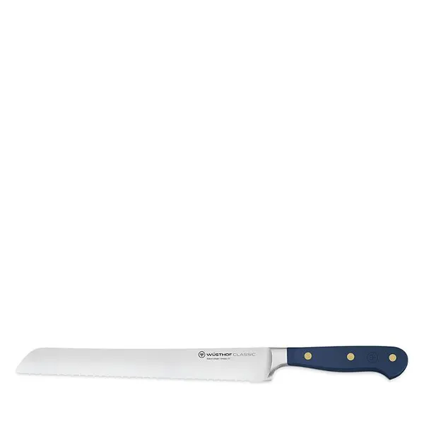 WUSTHOF Classic 9 Double Serrated Bread Knife - Wild Blueberry