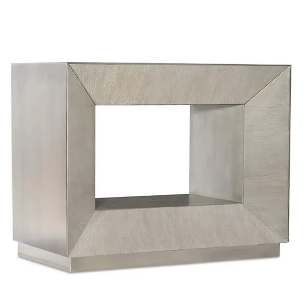 BERNHARDT Trane Nightstand - Tarnished Nickel