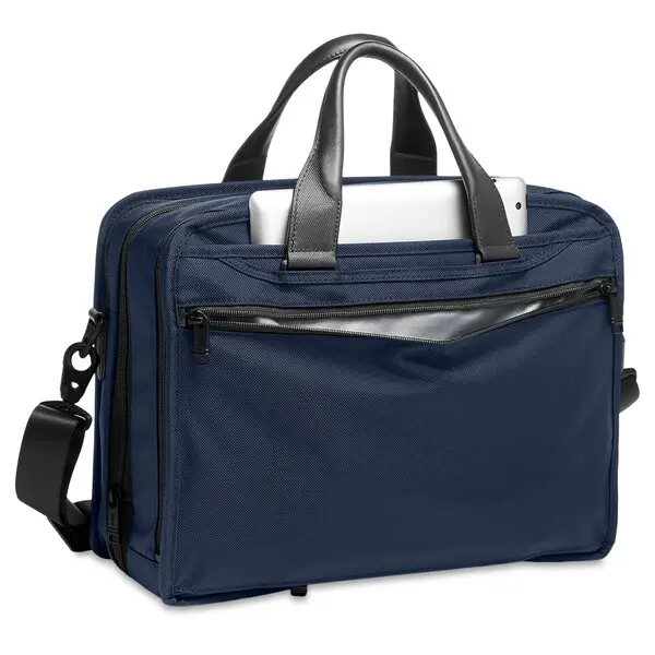 Buy Tumi Alpha 3 Expandable Organizer Laptop Brief - Navy At 20