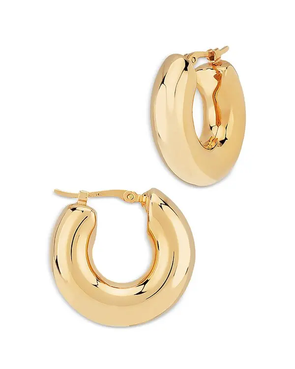 Bloomingdale'S 14k Yellow Hoop Earrings - Gold