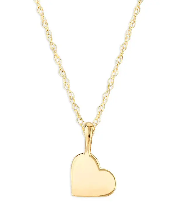 MOON & MEADOW 14k Yellow Heart Pendant Necklace - Gold