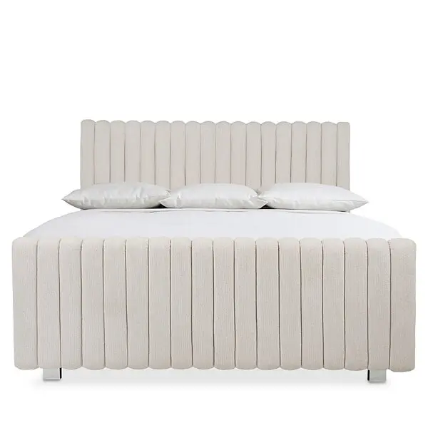 BERNHARDT Silhouette Upholstered Panel King Bed