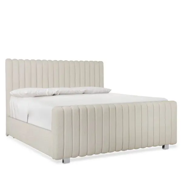 BERNHARDT Silhouette Upholstered Panel King Bed