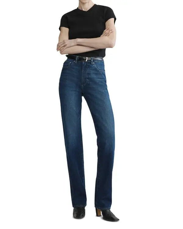 DL1961 Cate Classic High Rise Straight Jeans