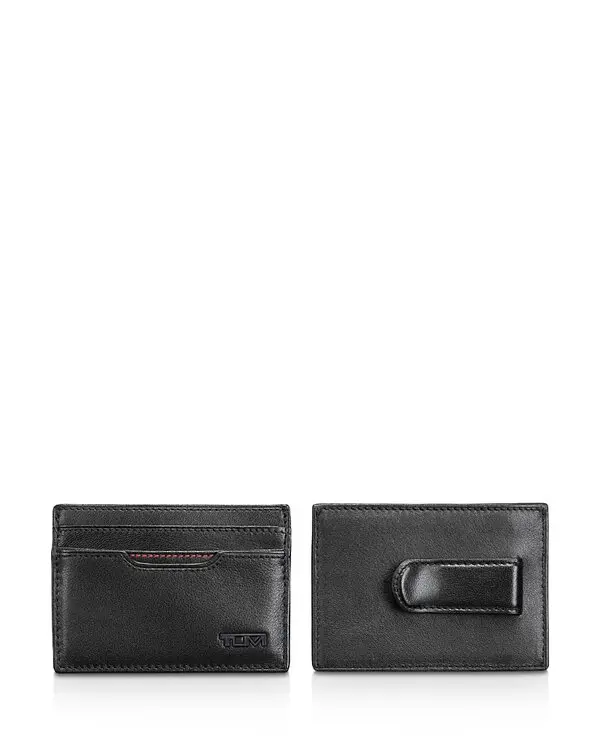 Tumi Rfid Delta Money Clip Card Case - Black