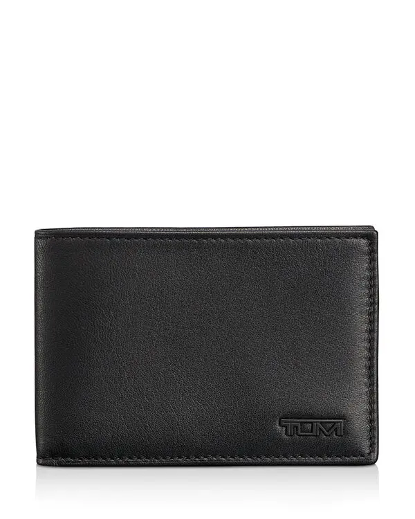 Tumi Delta Slim Single Billfold Wallet With Rfid - Black