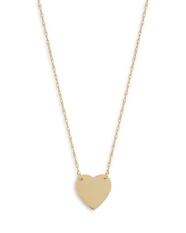 MOON & MEADOW 14k Yellow Heart Pendant Necklace - Gold