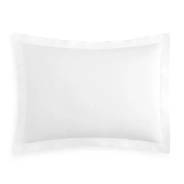 MATOUK Luca Satin Stitch Boudoir Sham - White