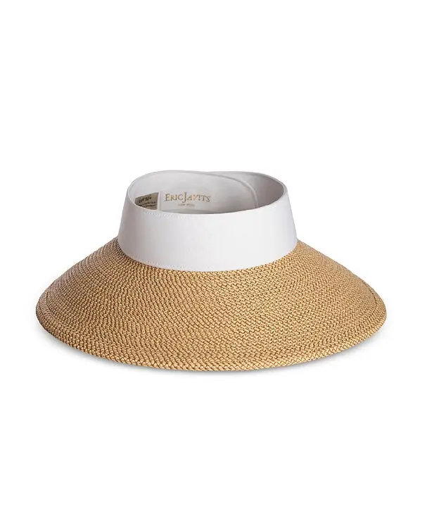Eric Javits Halo Visor - Beige/white