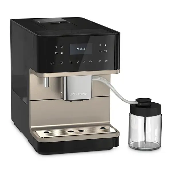 MIELE Cm 6360 Milk Perfection Fully Automatic Coffee System - Obsidian Black Clean Steel Metallic