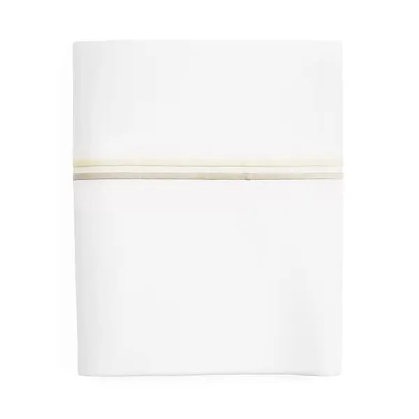 MATOUK Essex Percale Flat Sheet, King - Champagne