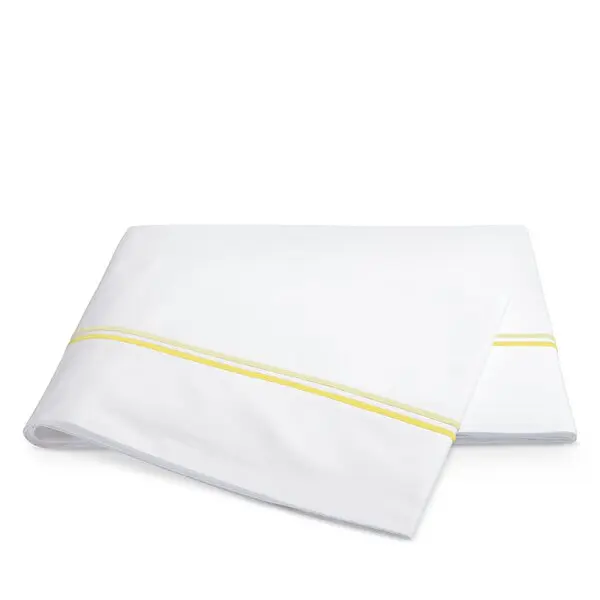 MATOUK Essex Flat Sheet, King - Lemon
