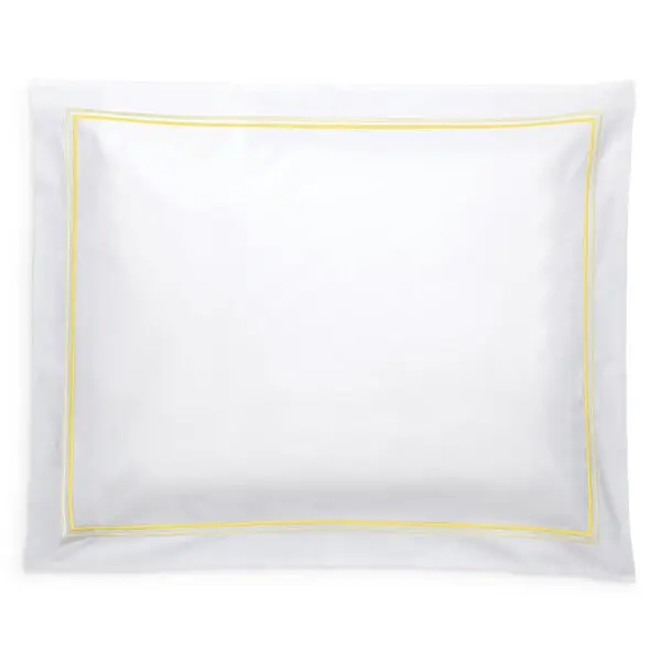 MATOUK Essex King Sham - Lemon