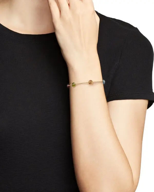 Bloomingdale'S 14k Yellow Gold Multi Gemstone Bracelet