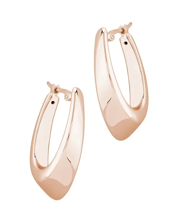 Bloomingdale'S 14k Medium Hoop Earrings - Rose Gold
