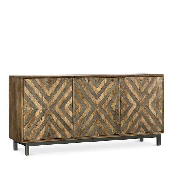 HOOKER FURNITURE Jones 69 Entertainment & Accent Console - Medium Wood