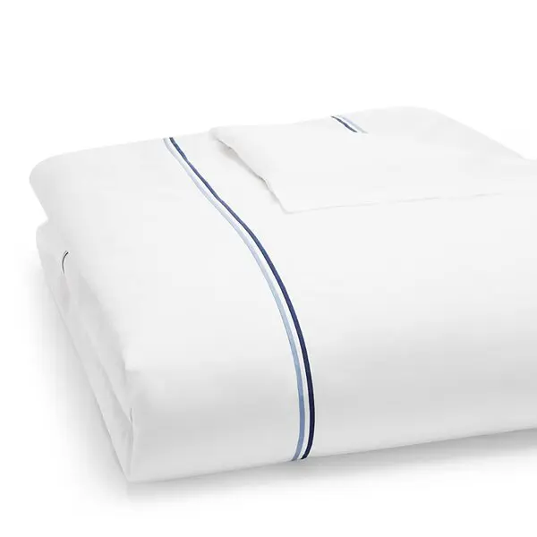 MATOUK Essex Duvet Cover, Twin - Navy