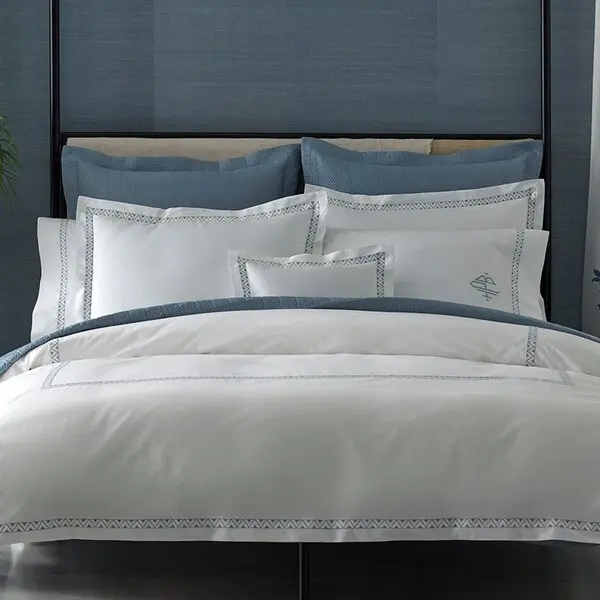 MATOUK Schumacher Prado King Sham - Hazy Blue