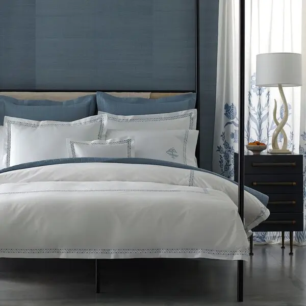 MATOUK Schumacher Prado King Sham - Hazy Blue