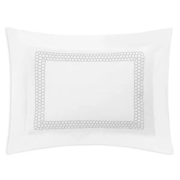 MATOUK Liana Boudoir Sham - Silver