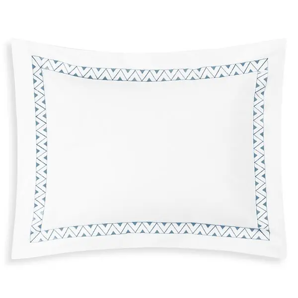 MATOUK Schumacher Prado Boudoir Sham - Hazy Blue