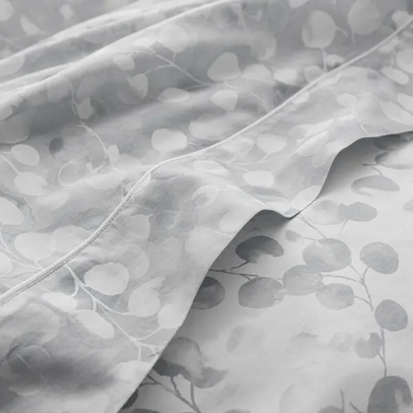 ANNE DE SOLENE Rosee Standard Pillowcases, Pair - Gris