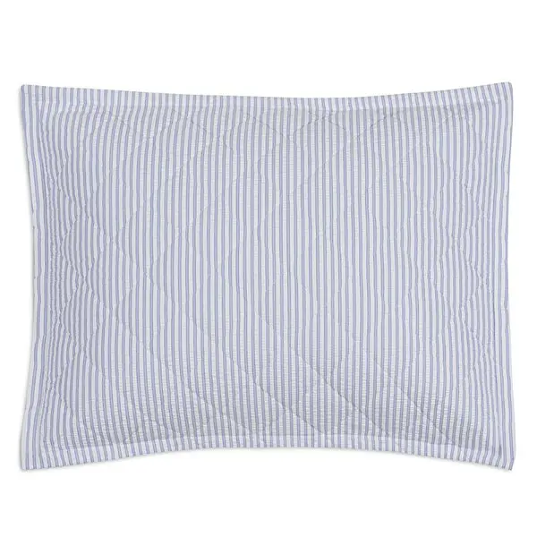 MATOUK Matteo Quilted Standard Sham - Azure